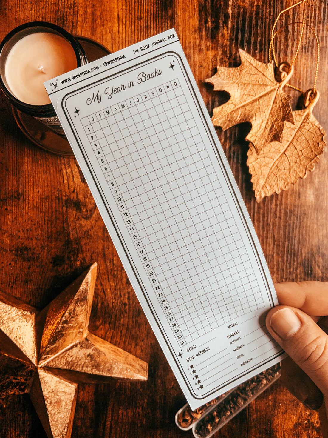 Year in Books Half Page Sticker – Whisporia